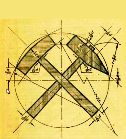 Godło górników - Ziemia nas kreci